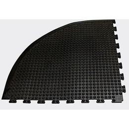 Miltex Anti-Ermüdungsmatte Yoga Dome Basic schwarz 90,0 x 60,0 cm