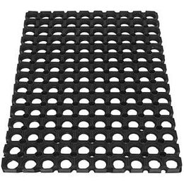 Miltex Fußmatte Eazycare Scrub schwarz 40,0 x 60,0 cm