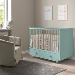 IKEA MYLLRA Babybett mit Schubfach