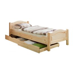 Ticaa Einzelbett "Rita" 100x200 Natur