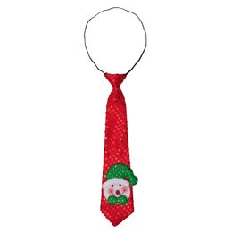 buttinette Krawatte "Weihnachten", rot