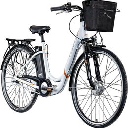 Zündapp Zündapp Z510 E Bike Damenfahrrad ab 155 cm Rücktritt Pedelec 28 Zoll Fahrrad mit tiefem Einstieg Hollandrad mit 3 Gang Nabenschaltung StVZO