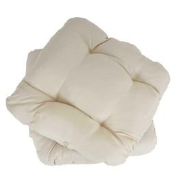 MCW 2er-Set Sitzkissen Milano, Stuhlkissen Kissen, 41x38x8cm ~creme