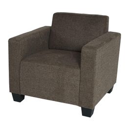 MCW Sessel Loungesessel Moncalieri, Stoff/Textil ~ braun