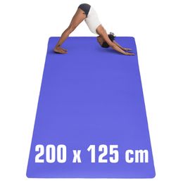 Eyepower 200x116 XXL Fitnessmatte - 6mm Extra Breite Yogamatte - Rutschfeste Sportmatte