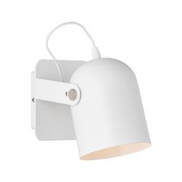 Brilliant Lampe Yan Wandspot Schalter weiß 1x A60, E27, 30W, geeignet für Normallampen (nicht enthalten) Mit Kippschalter