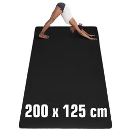 Eyepower 200x116 XXL Fitnessmatte - 6mm Extra Breite Yogamatte - Rutschfeste Sportmatte