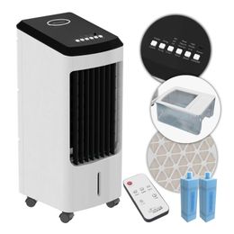 TroniTechnik® Mobiles Klimagerät 4in1 Klimaanlage Luftkühler LK03 Ventilator, inkl. Fernbedienung, Filter, 3in1 Air Cooler