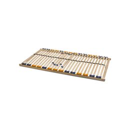 Coemo 2er Set Lattenrost f&uuml;r Partner "MULTIRA" 90 x 200 cm 7-Zonen 28 Leisten H&auml;rtegrad verstellbar