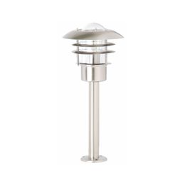 Brilliant Lampe Terrence Außensockelleuchte 50cm edelstahl 1x A60, E27, 60W, geeignet für Normallampen (nicht enthalten) IP-Schutzart: 44 - spritzwassergeschützt