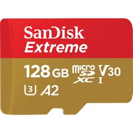 Sandisk Extreme® UHS-I, Micro-SDXC Speicherkarte, 128 GB, 190 MB/s