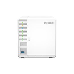 QNAP TS-364-8G 3-Bay 8TB Bundle mit 2x 4TB IronWolf ST4000VN006