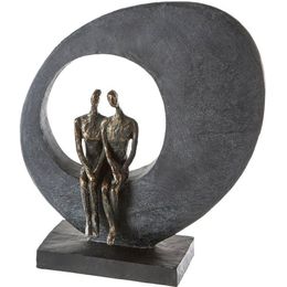 Casablanca by Gilde Dekofigur Skulptur Side by side (1 St), braun