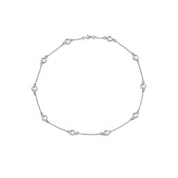 AILORIA Silberkette LAVANDE halskette pink quarz (1-tlg)