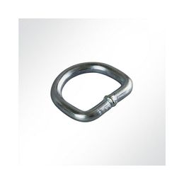 Lysel Gardinenring D-Ringe Halbrundring verzinkt 25x28x4mm