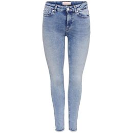 Only ONLBLUSH MID SK ANK RAW DNM REA694 NOOS Jeans blau in W26L30old