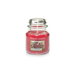 yankee candle Duftkerze im Glas Medium – Rot Raspberry