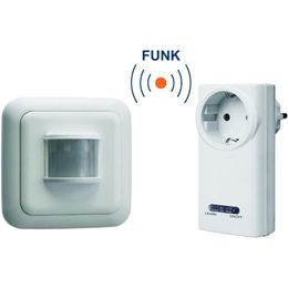Smartwares® SmartHome Funk Schalter Set = Funk-Steckdose + Bewegungsmelder 3500W