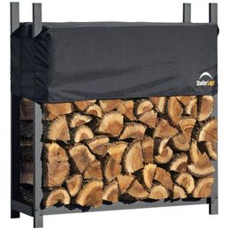 ShelterLogic Kaminholzregal, BxTxH:120x36x119 cm, schwarz