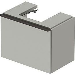 Duravit D-Neo Waschtisch-Unterschrank DE422900707 58,4 x 37,2 cm, Betongrau Matt, wandhängend, 1 Auszug