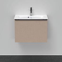 Duravit D-Neo Waschtisch-Unterschrank DE426807575 61 x 37,2, Leinen, wandhängend, 1 Auszug