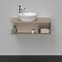 Duravit D-Neo Waschtisch-Unterschrank DE491807575 80 x 48 cm, Leinen, wandhängend, 1 Fach, 1 Konsolenplatte