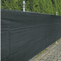 Noor - Zaunblende Sichtschutz Winddurchlässig anthrazit 1,2x5 m