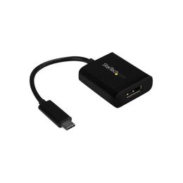 StarTech.com USB C to DisplayPort Adapter - USB Type-C to DP Adapter - 4K - external video adapter - black