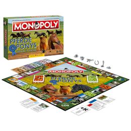 Winning Moves Monopoly Pferde und Ponys Edition Gesellschaftsspiel Brettspiel Tiere Spiel