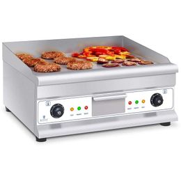 ROYAL CATERING Doppel Elektro Grillplatte Bräter Doppelgrill Kontaktgrill 3.200 w 60 cm lang