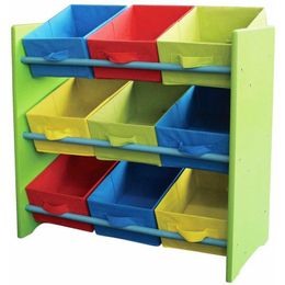 BURI Kinderregal Kindermöbel Regal Ablage Spielzeugbox Spielzeugbox Kinderzimmerregal