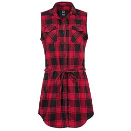 Brandit Ladies Longshirt Gracey rot/schwarz, Gr&ouml;&szlig;e M