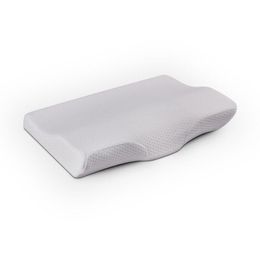 Bestgoodies - Kopfkissen mit Memory Foam und abnehmbaren Bezug Stützkissen Premiun - 36x57cm - Weiß