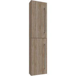 PKline VCB6 Badschrank hoch mit 2 Türen Sonoma Eiche Dekor 56-914890