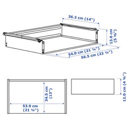 IKEA HJÄLPA Schublade ohne Front