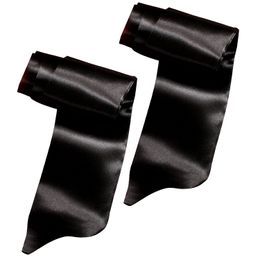buttinette Satinbänder, schwarz, 2 Stück