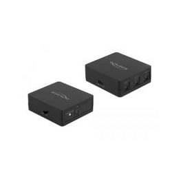 Delock S/PDIF TOSLINK Splitter 1 In 3 Out, mit USB Stromversorgung, Splitter & Switches schwarz