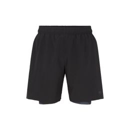 Tom Tailor Herren 2-in-1 Shorts, schwarz, Uni, Gr. XL