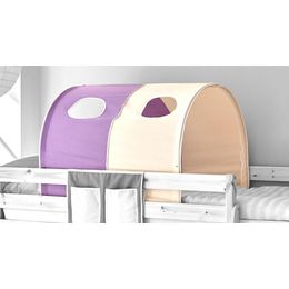 Ticaa Betttunnel, beige|lila