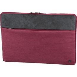 Hama Tayrona 15.6 Zoll Notebooktasche Sleeve für Universal Polyester, Polyurethan (PU), Rot