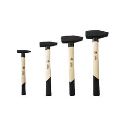 Vago-Tools Profi 4 tlg Set Schlosserhammer Schlosser Hammer 100 300 800 1000 g