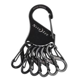 Nite Ize S-Biner Stahl KeyRack schwarz