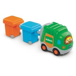 Vtech® Spielzeug-Müllwagen Tut Tut Baby Flitzer, Müllauto & 2 Mülltonnen, bunt