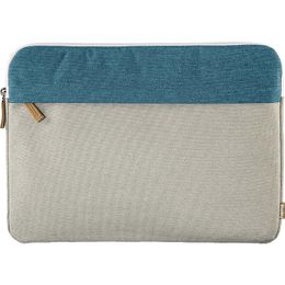 Hama Florenz 13.3 Zoll Notebooktasche Sleeve für Universal Polyester, Petrol/Grau