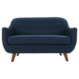 Miliboo Design-Sofa 2 Plätze Blau YNOK