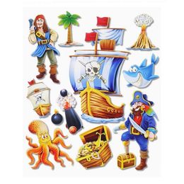 Hobbyfun Aufkleber 3D Sticker XXL Piraten I