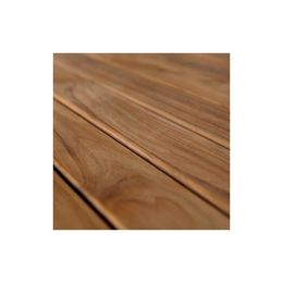 GABIONA - Holz teak für Bank 4 Zuschnitte 115 x 9 x 2 cm