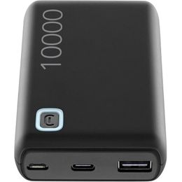 cellularline Powerbank 10.000mAh black Essence 12W schwarz PBESSENCE10000K