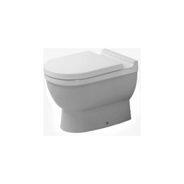 Duravit - Stand Tiefspül wc Starck 3 56cm, Abgang waagerecht, weiss, Farbe: Weiß mit Wondergliss - 01240900001