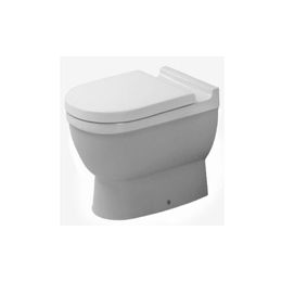 Stand Tiefspül wc Starck 3 56cm, Abgang waagerecht, weiss, Farbe: Weiß - 0124090000 - Duravit
